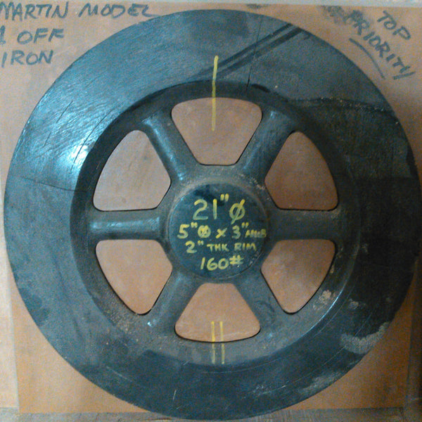 21" Flywheel 6-Spoke Straight (Special Order - Deposit) – Martin Model ...