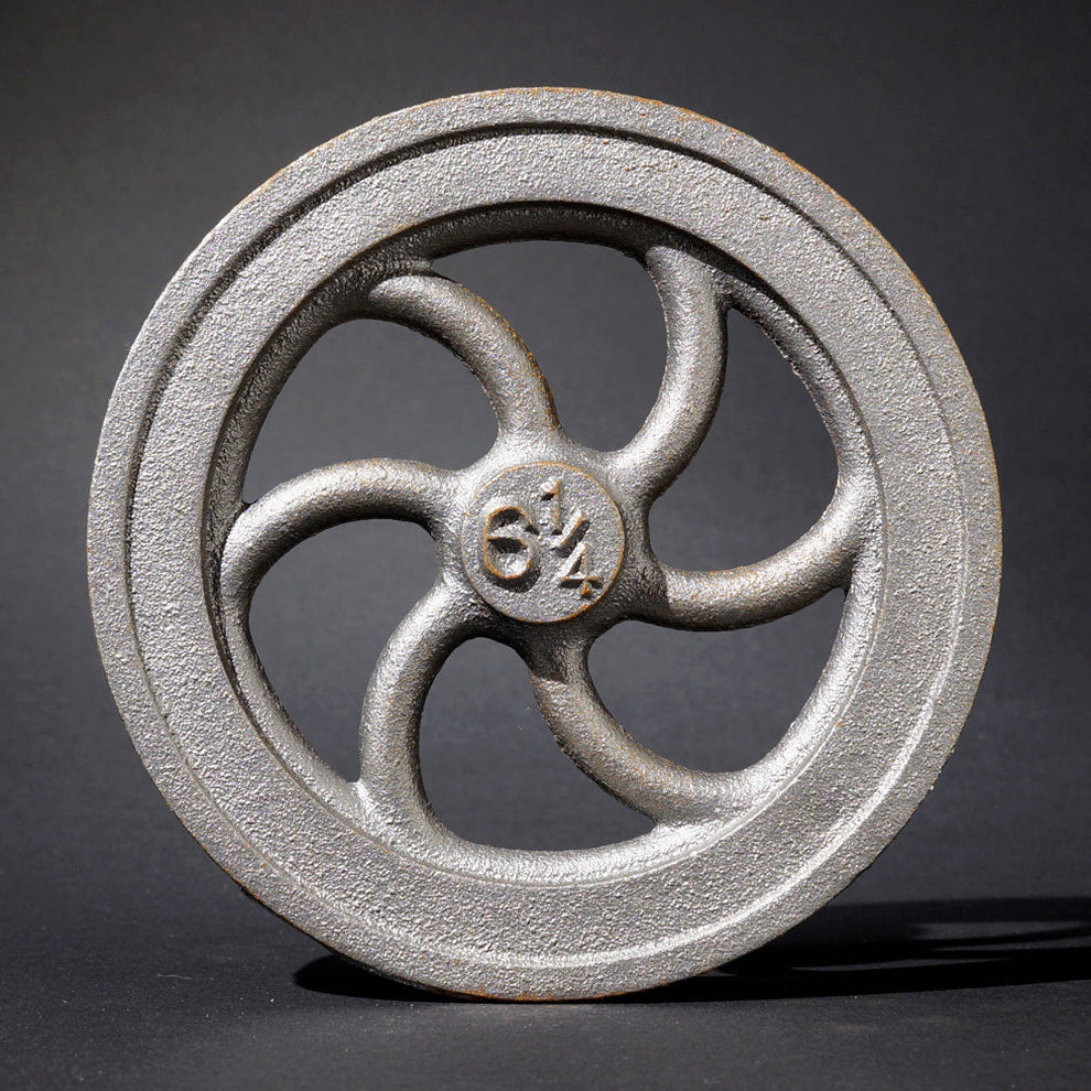 6¼" Flywheel 6-Spoke Curved – Martin Model Pattern and Woodworking